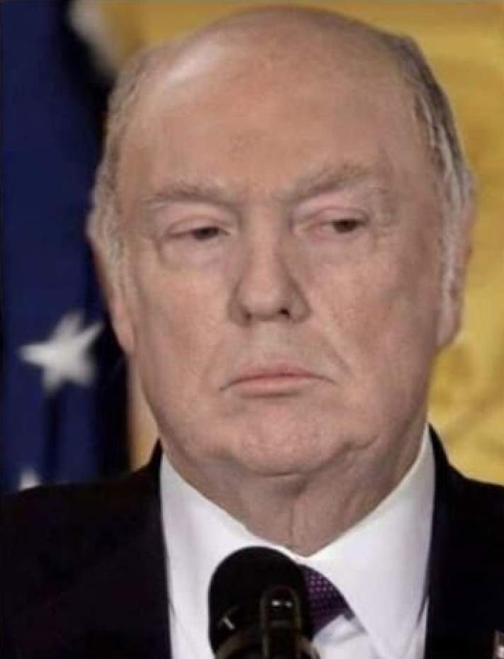 Someone photoshopped Donald Trump without his fake tan and hair and it ...