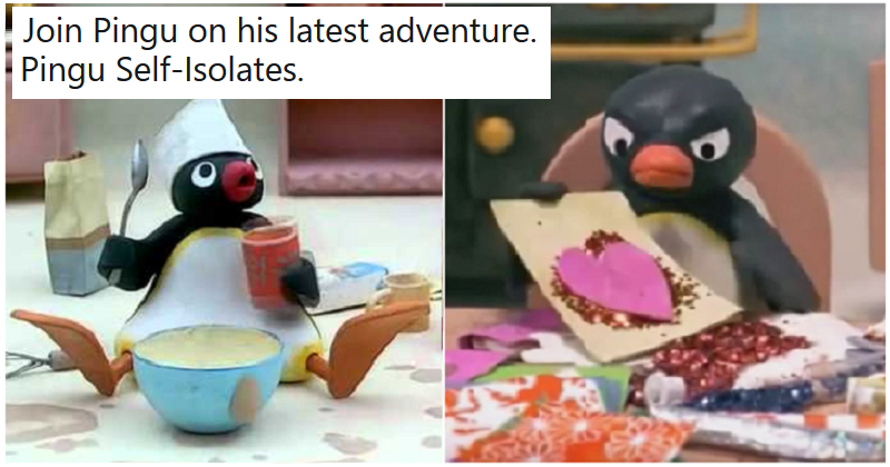 'Pingu self-isolates' is the relatable content we all need right now ...