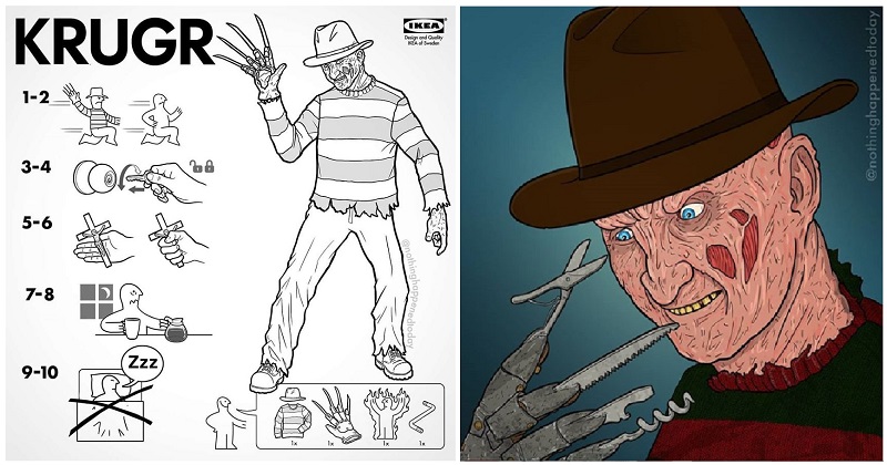 15 iconic horror characters brilliantly reimagined as IKEA instructions ...