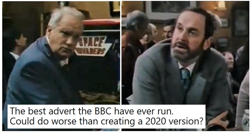 An old BBC TV licence advert made its Pythonesque point with some ...