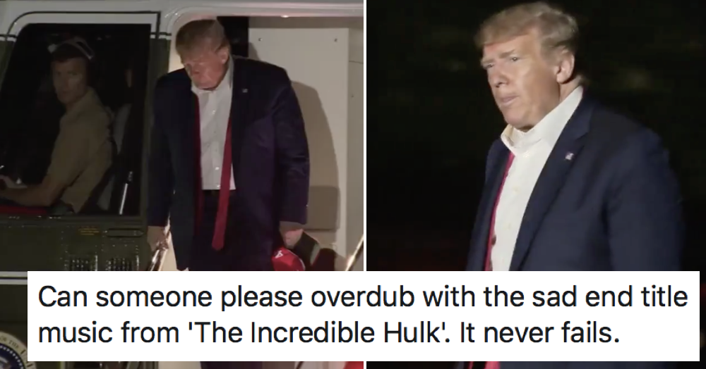 7 funniest things people said about this video of sad Donald Trump ...