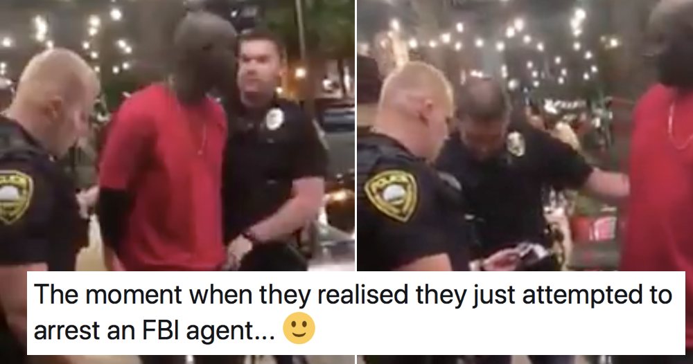 The Moment These Cops Realise They Re Arresting The Wrong Guy Just Went