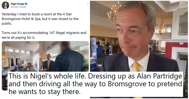 The 8 funniest reactions to Nigel Farage's Partridge-esque video report ...