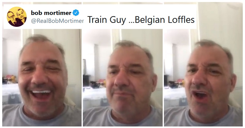 Bob Mortimer's given us another Train Guy clip - and it's hilario - The ...