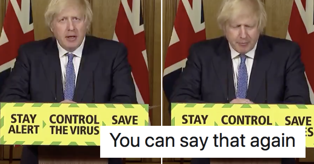 Boris Johnson tried to string two words together and it's harder than ...