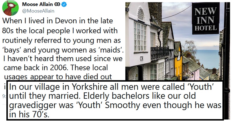 Moose Allain shared some Devon words and the replies were a dictionary ...