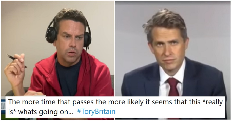 Gavin Williamson's algorithm woes - from the Room Next Door - The Poke