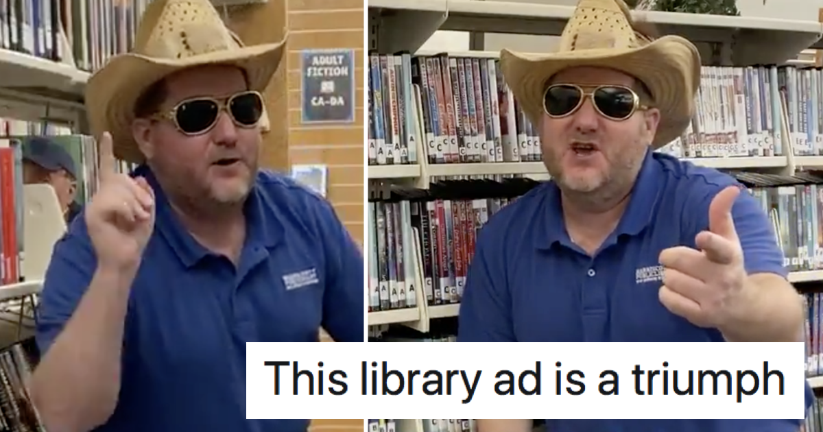 This American library advert went viral because, well, have a watch for ...