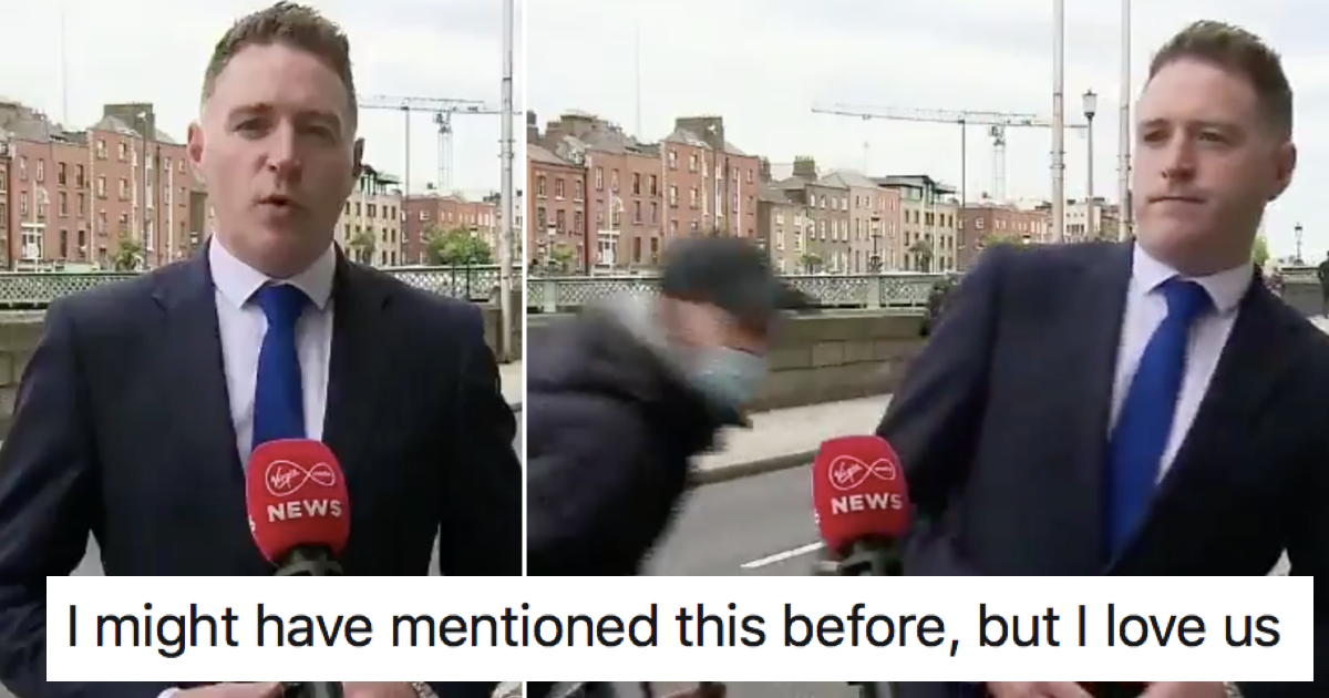 This Irish TV news interruption was perfect comic timing - The Poke