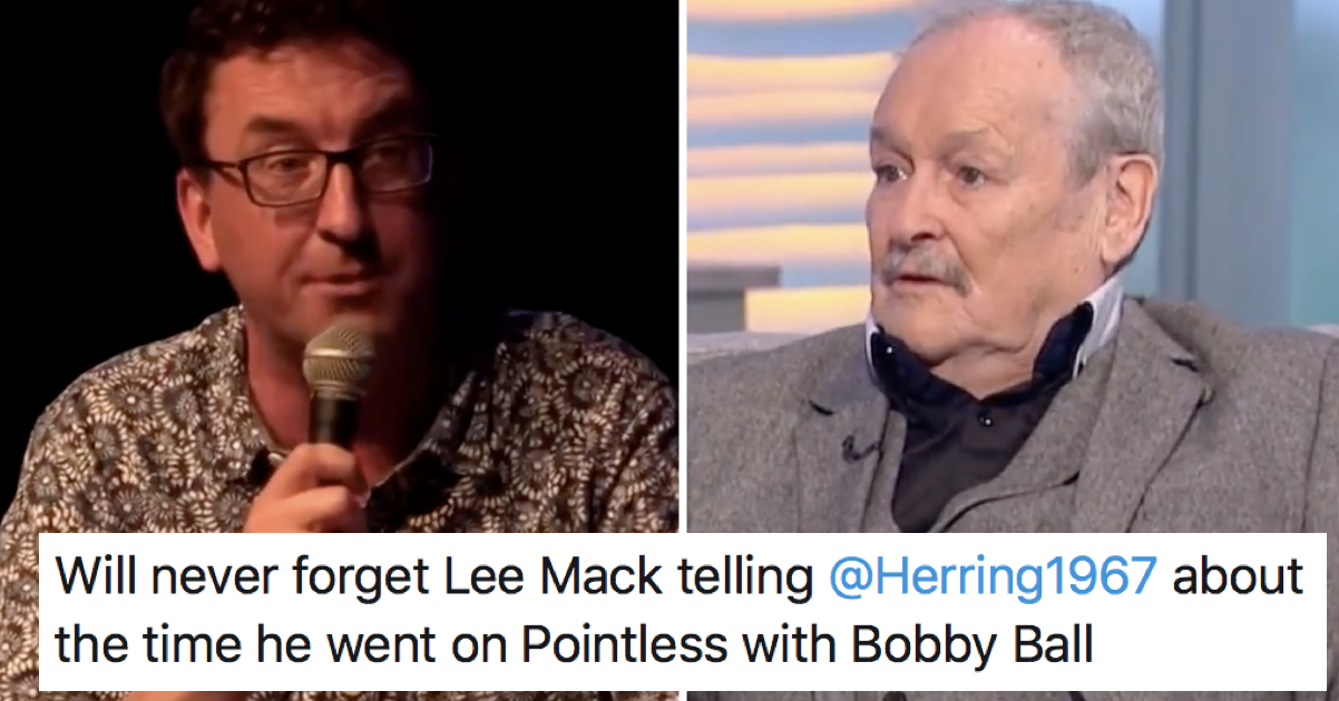 People are enjoying Lee Mack's Pointless story about Bobby Ball - The Poke