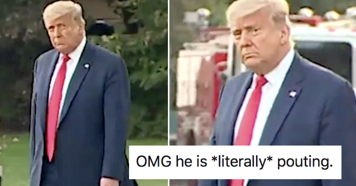 People can't get enough of Donald Trump's comedy sad face after an ...
