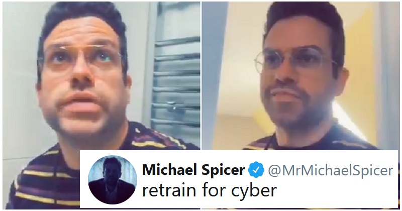Michael Spicer's take on retraining for cyber may be the funniest yet ...