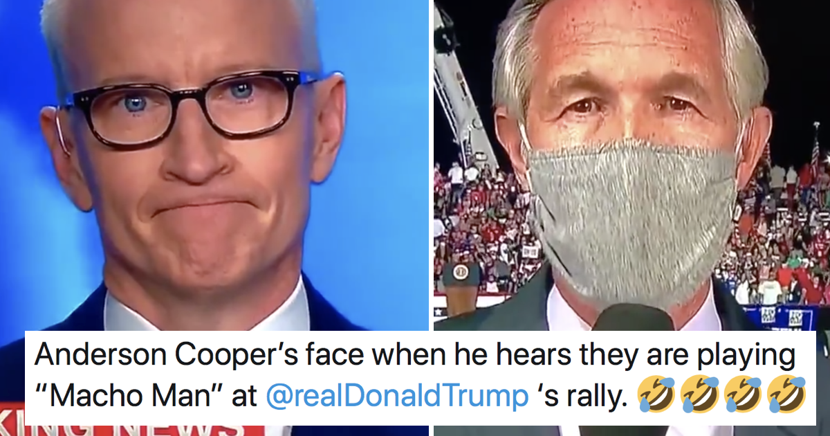 This CNN anchor trying not to laugh at Donald Trump's 'Macho Man ...