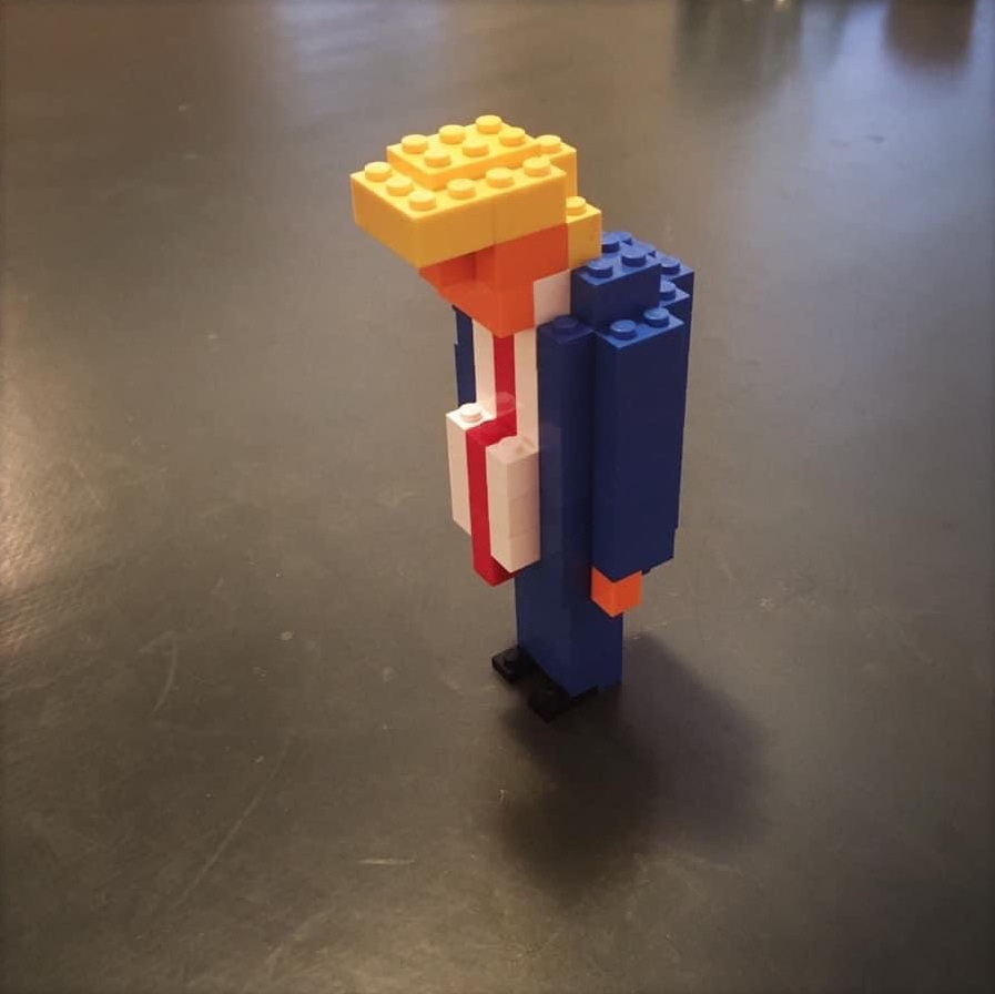 This 'Lego Donald Trump' went viral because it captures the outgoing ...