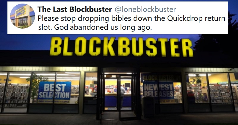 Simply 17 very funny tweets from the brilliant Last Blockbuster parody ...