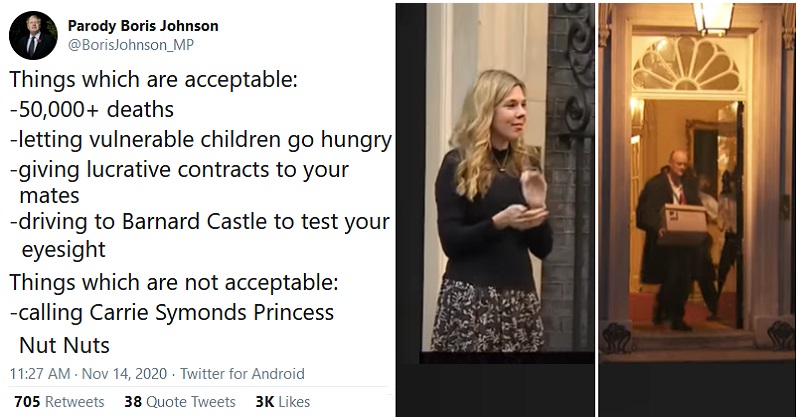 Simply 8 perfect reactions to Carrie Symonds being nicknamed Princess ...