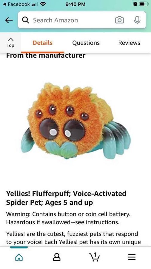 The review of this voice-activated spider is better than any advert ...