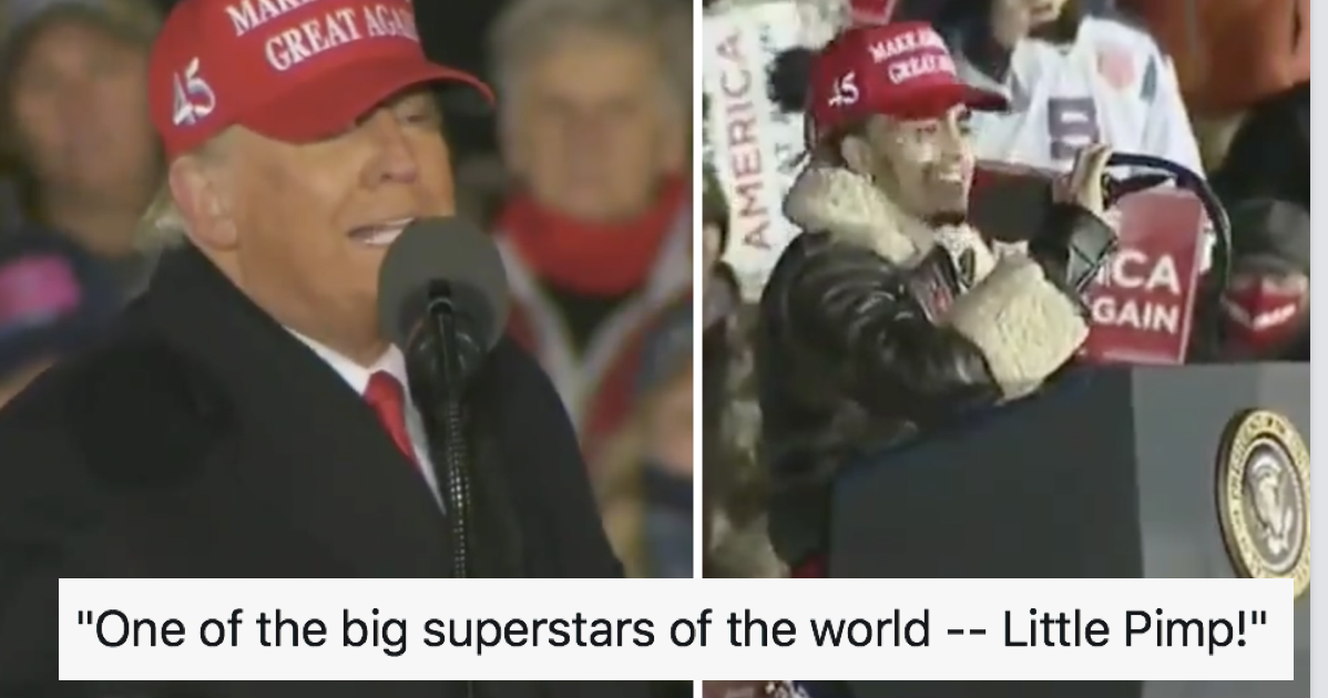 Donald Trump introduced rapper Lil Pump as 'Little Pimp' and it's just ...