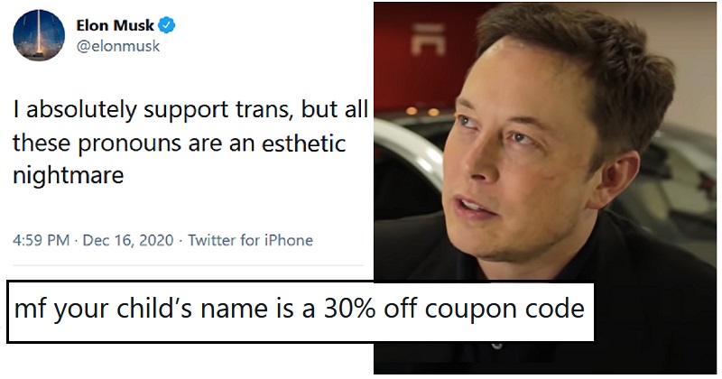 Elon Musk's complaint about pronouns set him up for one particularly ...
