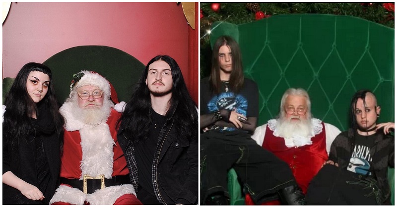 14 pictures that show why Goths posing with Santa is our new favourite ...