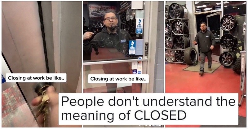 The perfect way to deal with a customer who doesn't respect closing ...