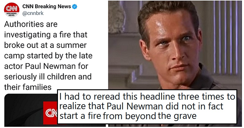 This headline about a fire caused an awkward misunderstanding about ...
