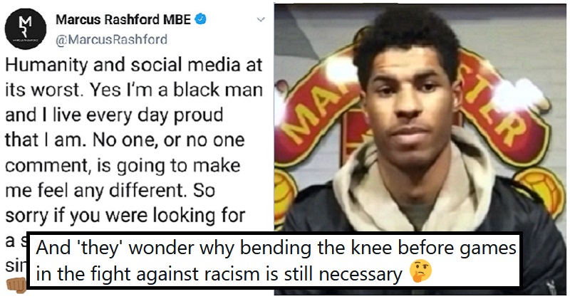 Marcus Rashford had a very dignified reaction to racist internet trolls ...
