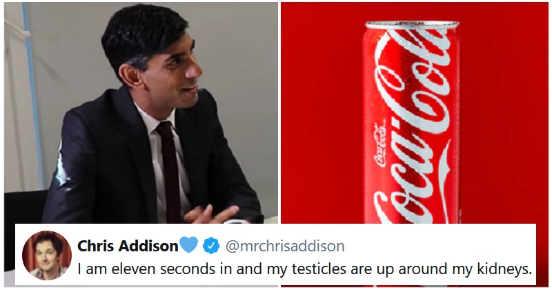 The 12 funniest reactions to Rishi Sunak's cringeworthy 'Coke addict ...