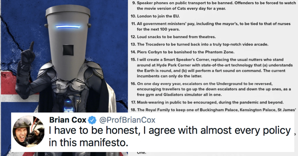 Count Binface's London mayoral manifesto is winning everyone's vote - 5 ...