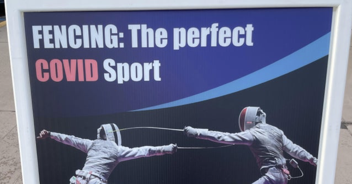 This hilarious 'Covid' fencing advert makes its point brilliantly - The ...