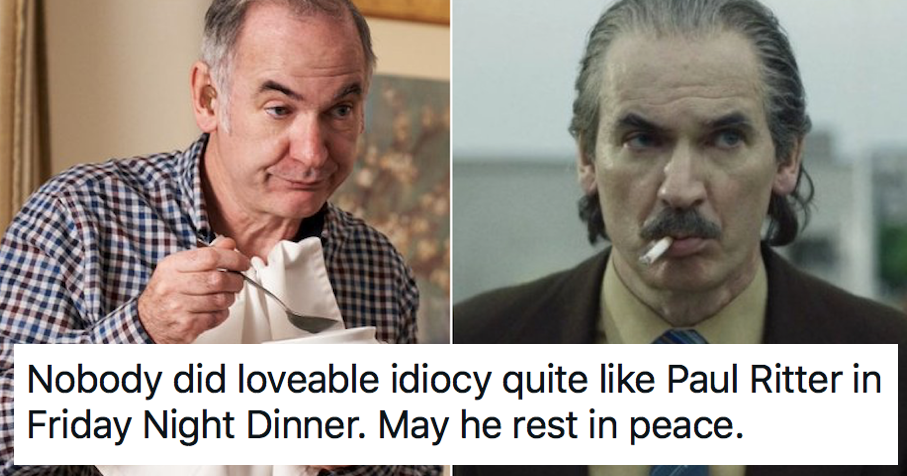 People are paying tribute to Friday Night Dinner star Paul Ritter who ...