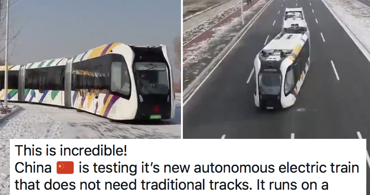 China's invented a train that doesn't need tracks and everyone made the ...