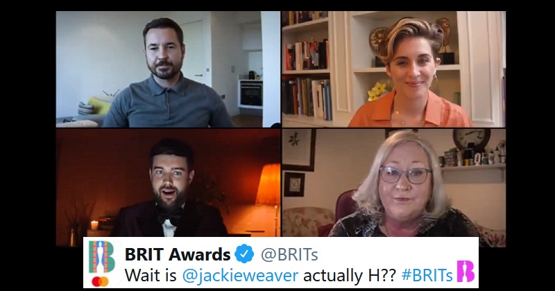The Brit Awards pitched Jackie Weaver with Line of Duty for the perfect ...
