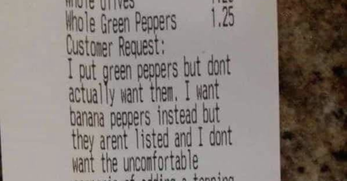 People love this customer's 'special request' on his pizza order - The Poke