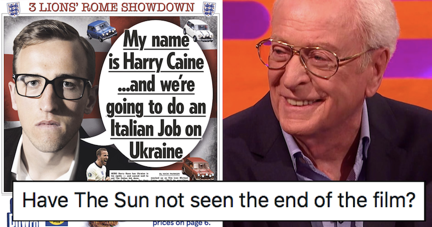 The Sun's 'Harry Caine' front page was several own goals in one - 17 ...