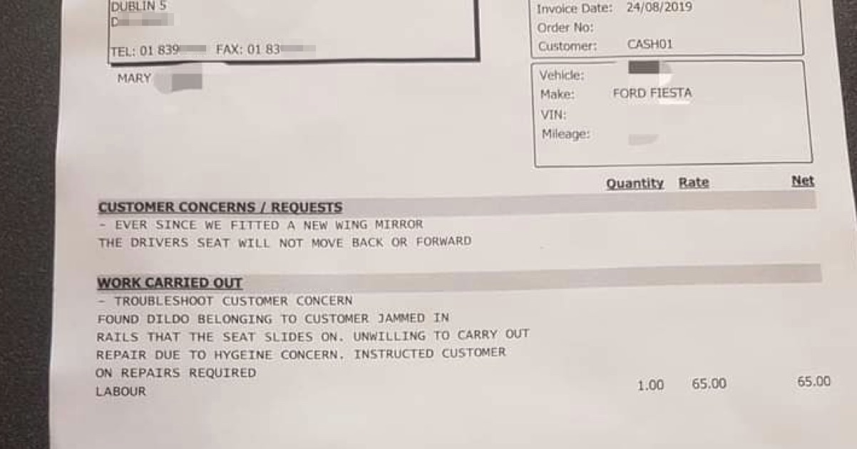 'Most incredible invoice ever' - The Poke