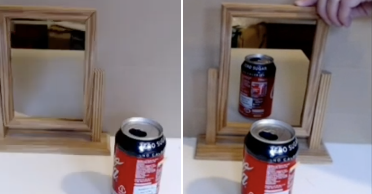 This Coke can optical illusion is a bit of a head-scratcher - The Poke