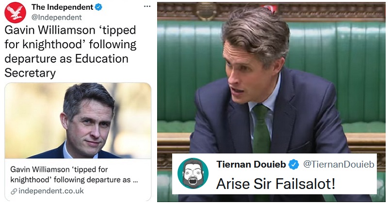 12 peer reviews of the rumoured knighthood for Gavin Williamson - The Poke 12 peer reviews of the rumoured knighthood for Gavin Williamson - The Poke