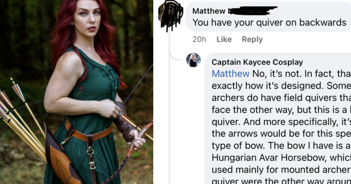 This archer's takedown of a mansplainer was an absolute bullseye - The Poke