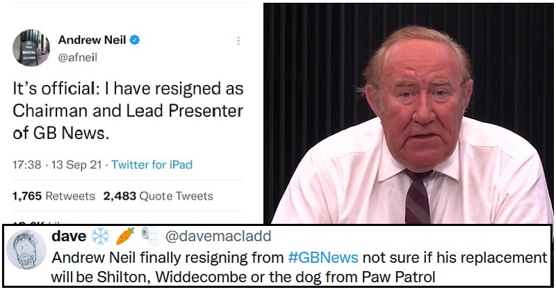 Andrew Neil has quit his GB News role - 11 favourite brutal owns - The Poke