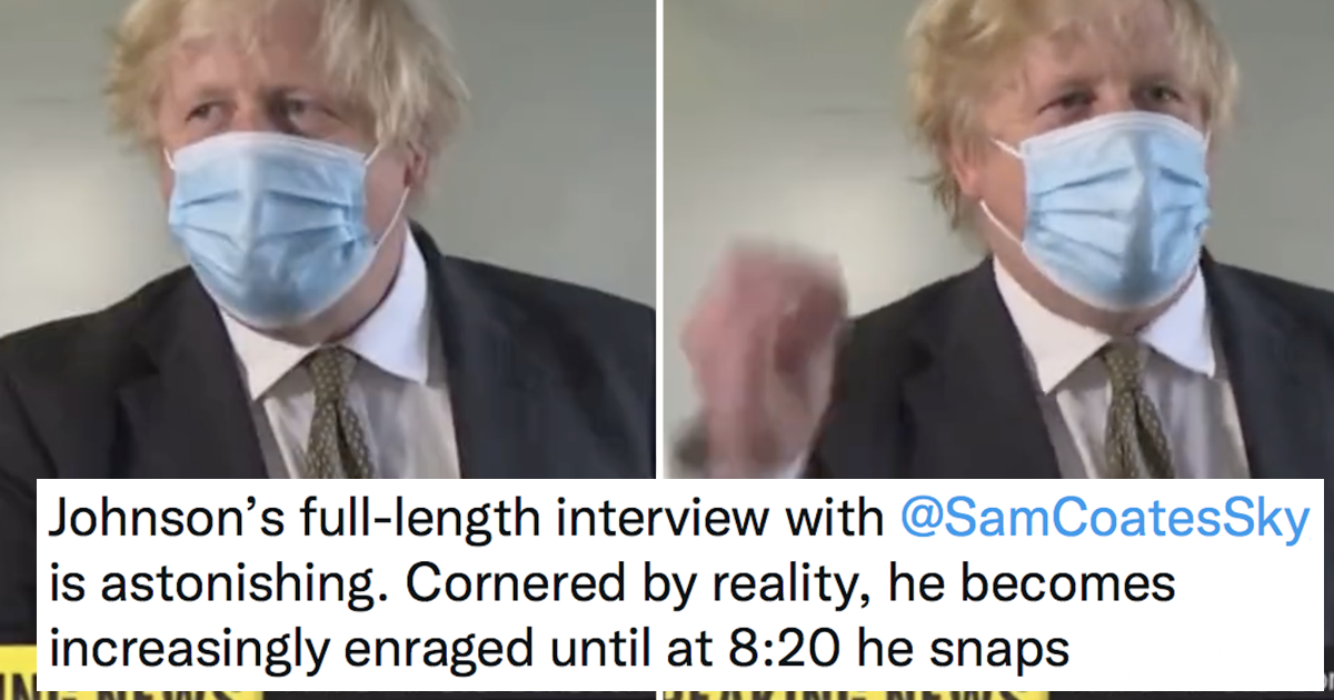 Boris Johnson angry at being asked questions is a most revealing (and ...