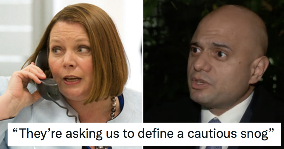 Sajid Javid told people to snog 'cautiously' at Christmas - 9 lip ...