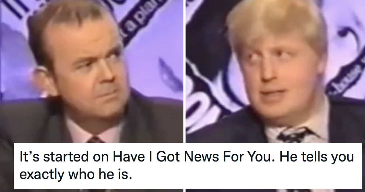This old clip of Boris Johnson on HIGNFY has just gone viral and it's ...