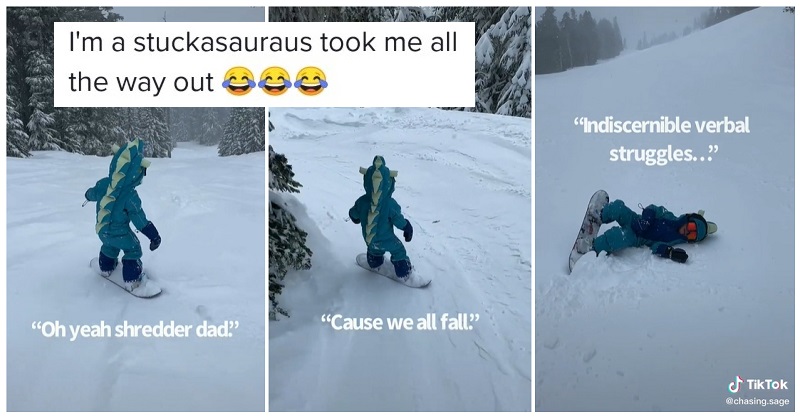 This 4-year-old snowboarder has gone viral because of her brilliant ...