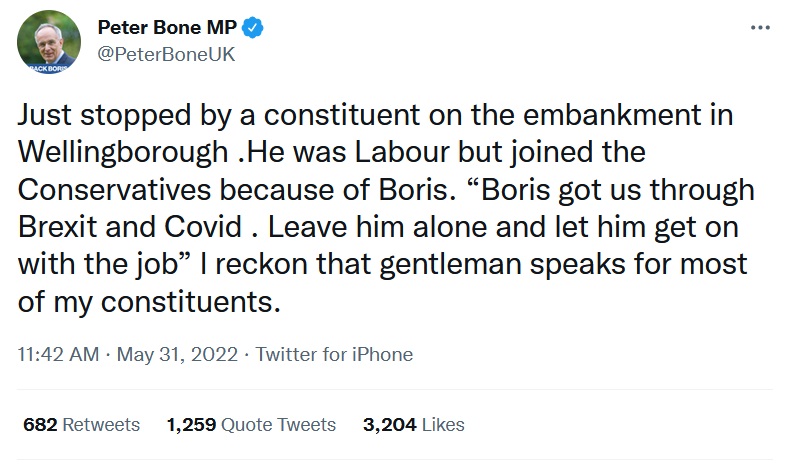 This Tory MP's story of public support for the PM convinced precisely ...