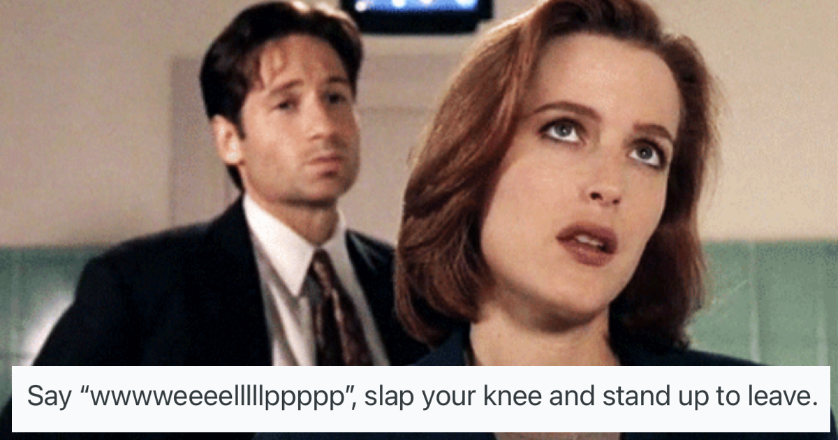 People shared ways of politely ending a conversation with someone who ...