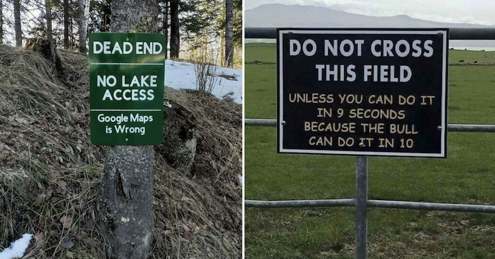 These 17 hilariously sassy signs have attitude to spare - The Poke