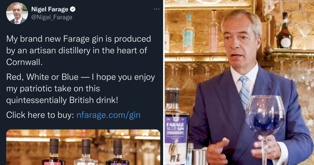 Nigel Farage has brought out his own gin and this prof's takedown was ...