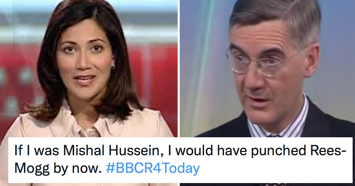 Mishal Husain brutally owning Jacob Rees-Mogg over the economy is a ...