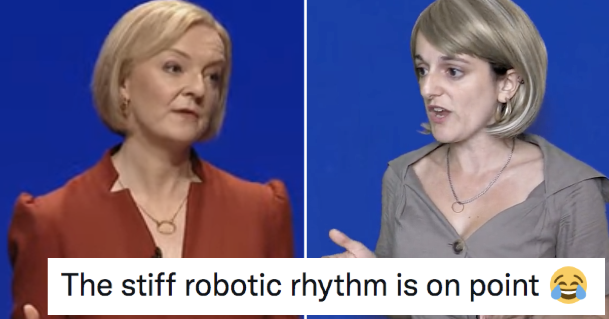 Sooz Kempner did Liz Truss's conference speech and totally nailed it ...
